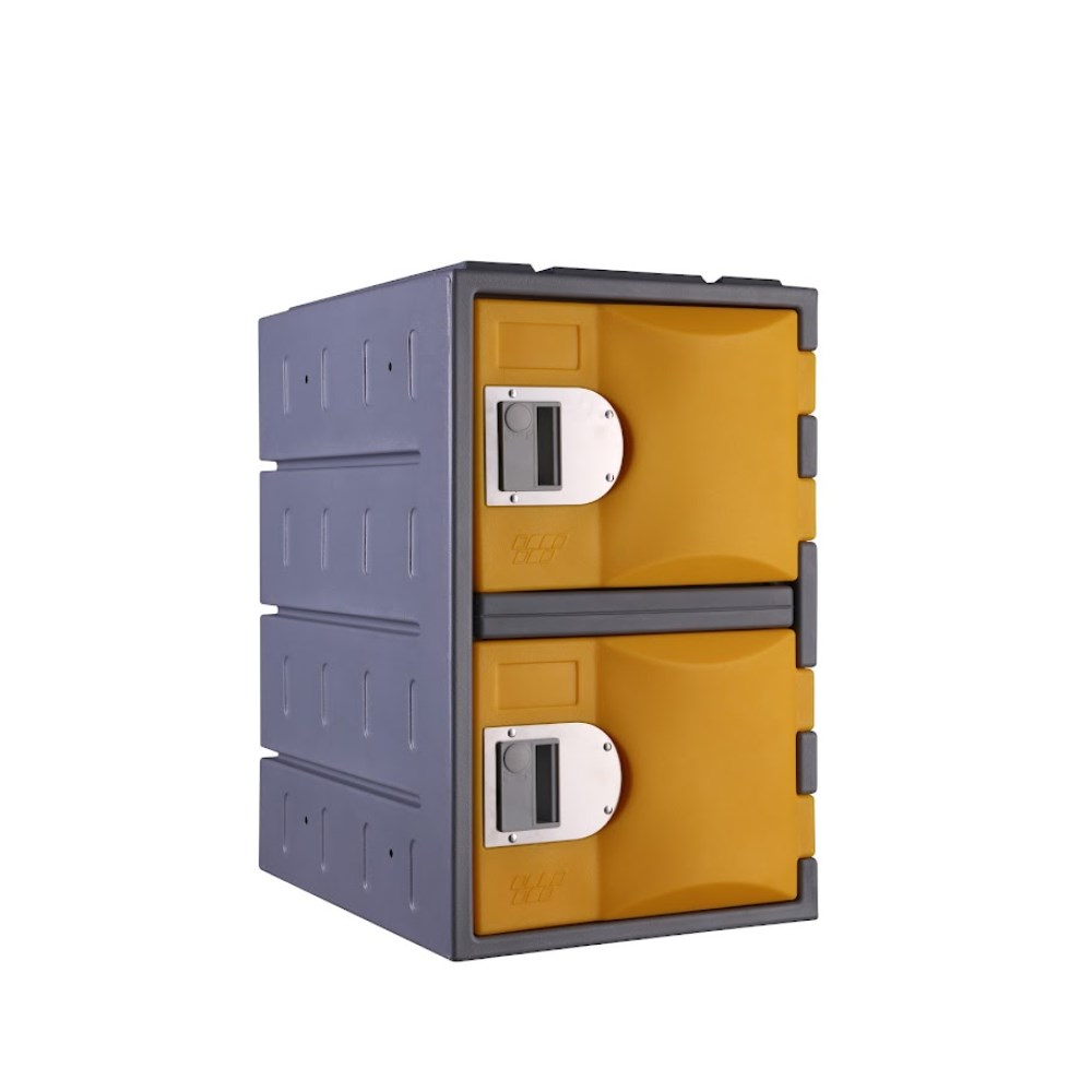 Storage - Steelco Heavy Duty Plastic Locker 2 Door 385W x 500D x 600mmH ...