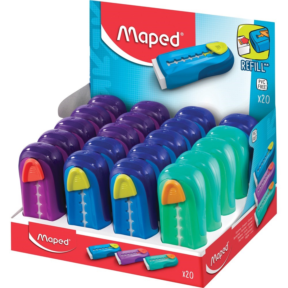 Correction - Maped Gom Universal Self Locking Eraser Assorted Colours ...